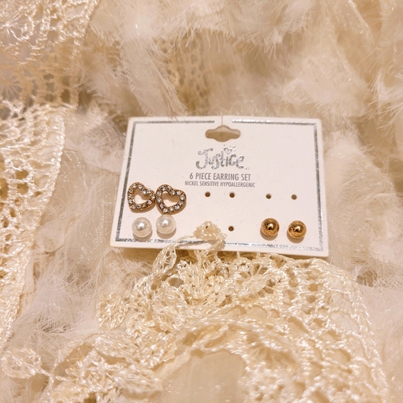 Justice | Accessories | Justice Pack Of 3 Earrings | Poshmark